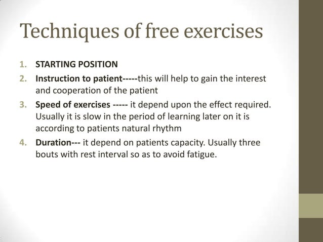 Active movements | PPTX | Physical Therapy | Wellness