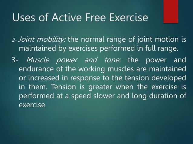 ACTIVE MOVEMENTS.ppt | Physical Therapy | Wellness