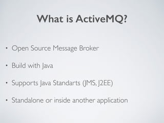 Apache ActiveMQ | PPT