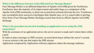 ActiveMQ interview Questions and Answers | PPT