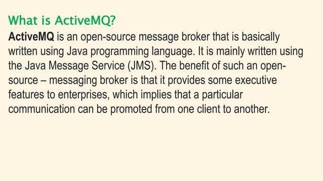 ActiveMQ interview Questions and Answers | PPT