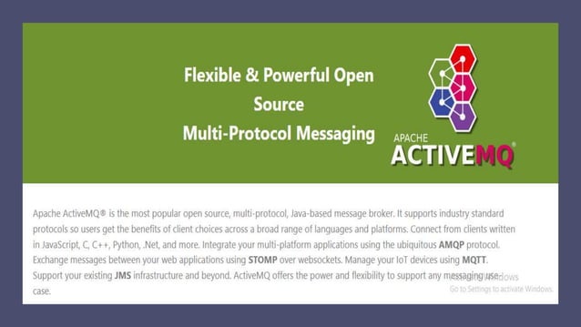 ActiveMQ Tutorial | PPT