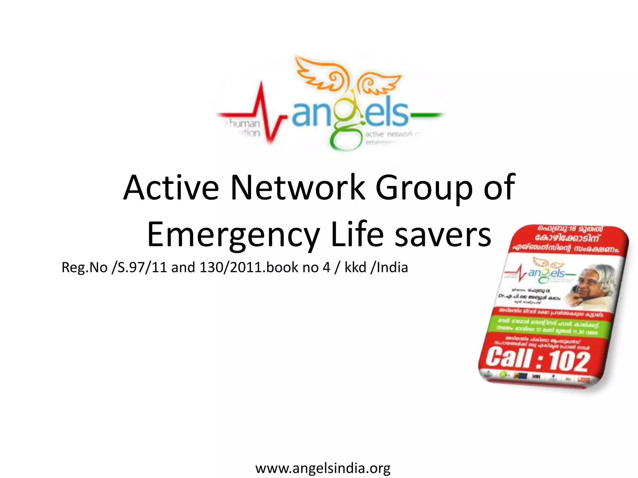 Active network group of emergency life savers | PPTX