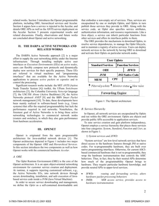 Active networking on a programmable networking platform | PDF