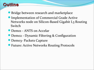 Active Network Node in Silicon-Based L3 Gigabit Routing Switch | PPT
