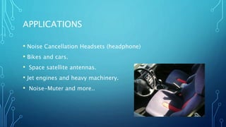 Active noise control | PPTX