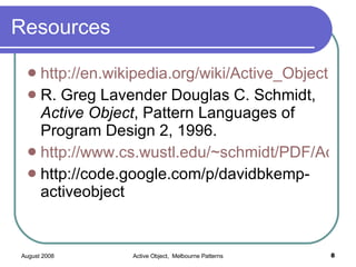 Active Object | PPT