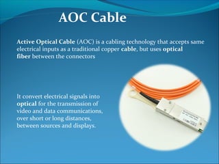 Active opticale cable | PPT