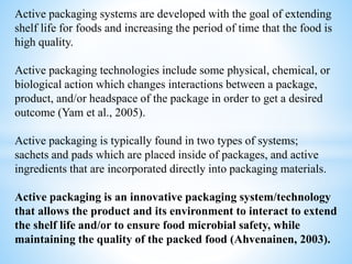 Active packaging | PPTX