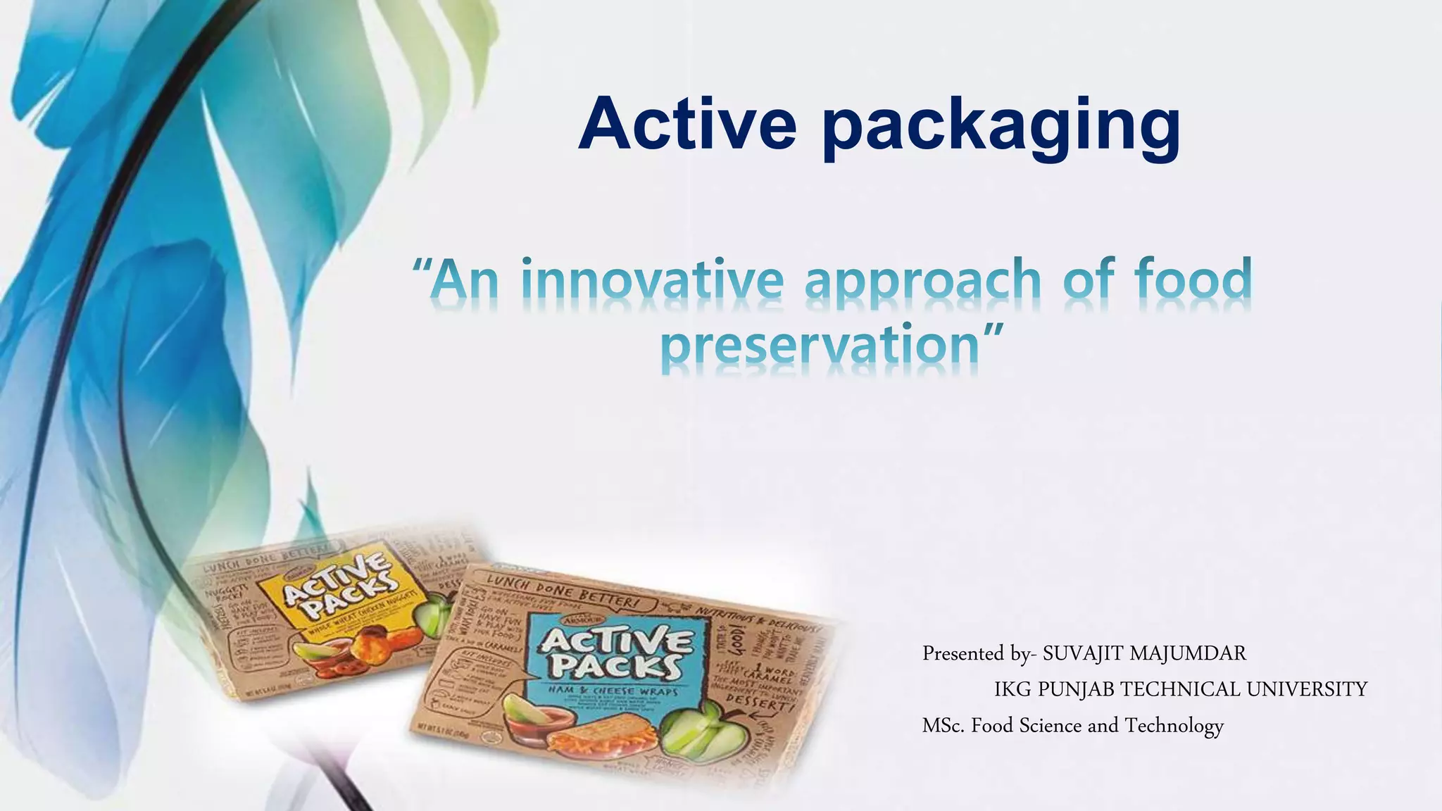 Active packaging | PPTX