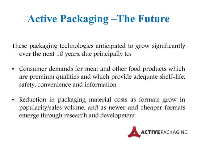 ACTIVE PACKAGING | PPT