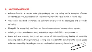 Active packaging in Bakery | PPTX