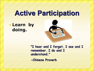 Active Participation and how teacher can help students in it .ppt