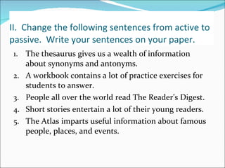 Activepassive | PPT