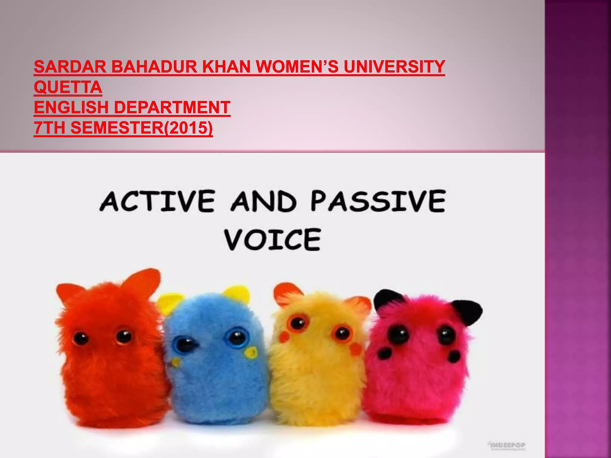 Active passive | PPT