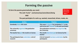 Active passive | PPT