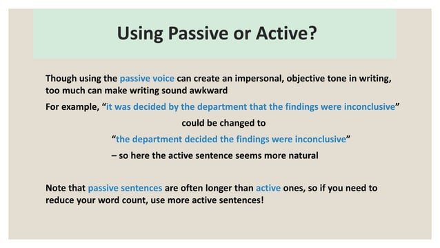 Active passive | PPT