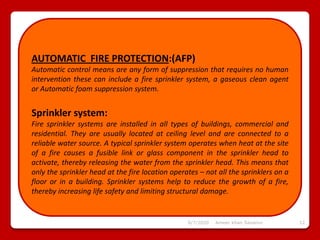 ACTIVE & PASSIVE PROTECTION SYSTEM & LIFE SAFETY . | PDF