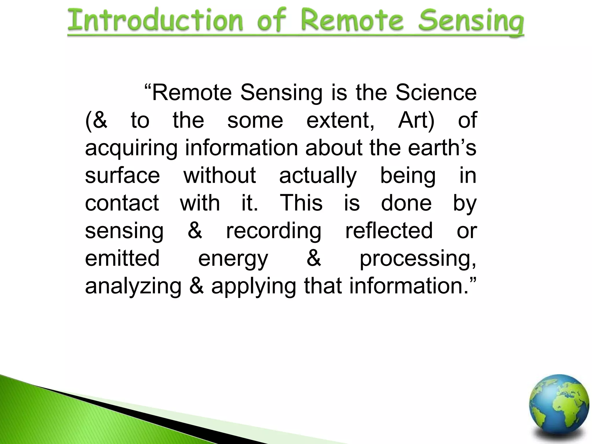 active and passive sensors | PPT
