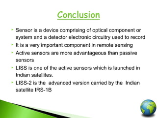 active and passive sensors | PPT