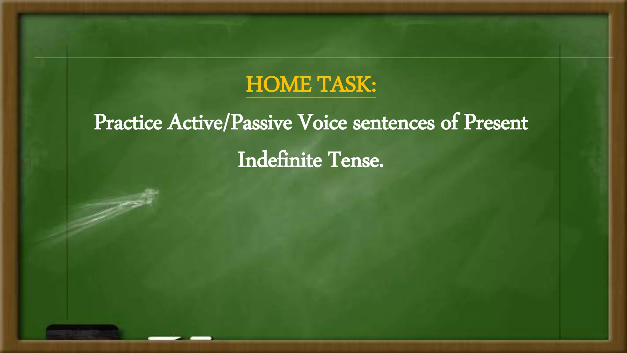 Active and Passive Voice (Simple Present) | PPTX