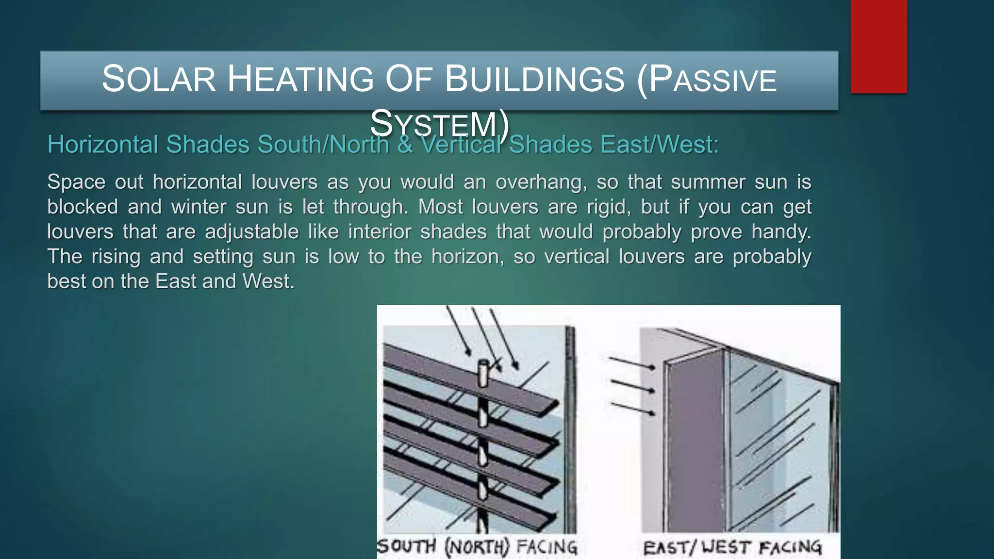 Active and Passive Solar Energy System | PPTX