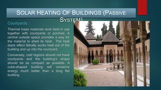 Active and Passive Solar Energy System | PPTX