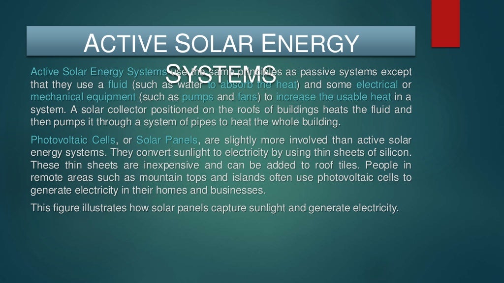 Active And Passive Solar Energy System active-and-passive-solar-energy-system