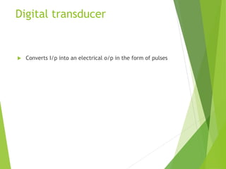 Active passive transducers slideshare | PPTX