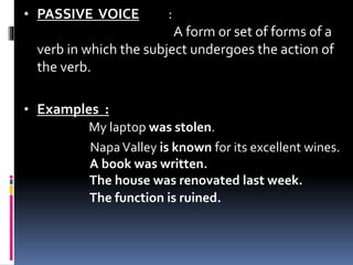 Active & passive voice | PPTX