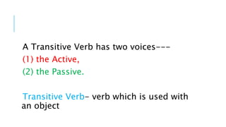 ACTIVE & PASSIVE VOICE.pptx | Hinduism | Religion & Spirituality