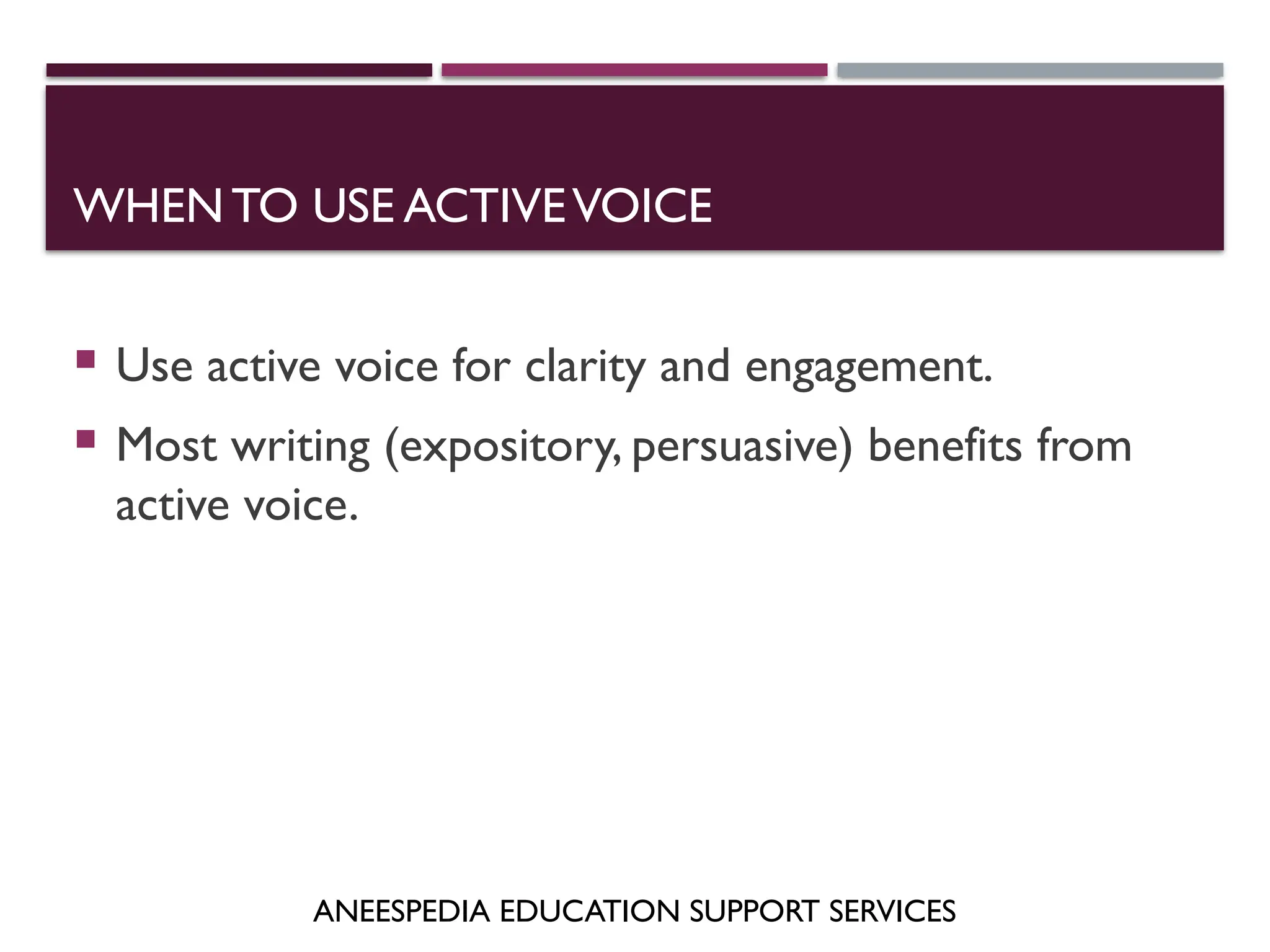 Active Passive Voice - English Grammar Workshop | PPTX