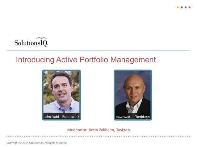 Active Portfolio Management Pptx