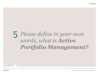 Active portfolio management | PPTX