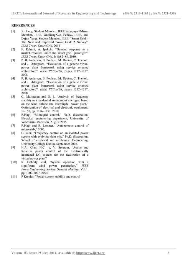 Active power and frequency analysis of a smart grid – using matlabsimulink approach | PDF ...