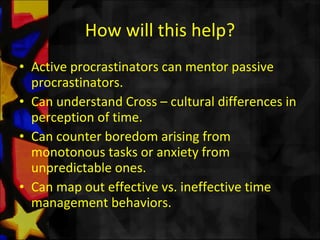 Active Procrastination | PPT