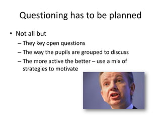Active questioning in science | PPTX