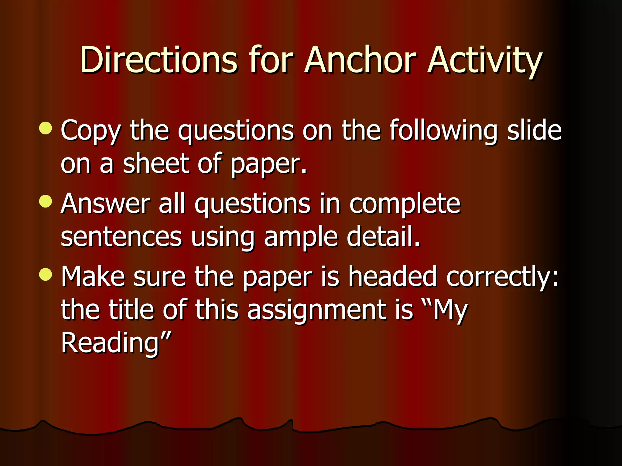 Active reading | PPT