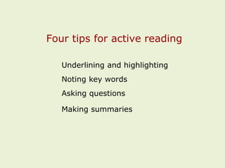 Active reading | PPT