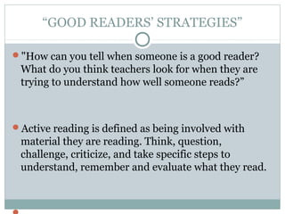 Active reading accl 71 | PPT