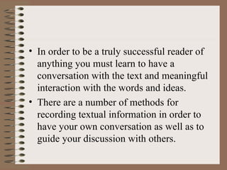 Active reading & note taking | PPT