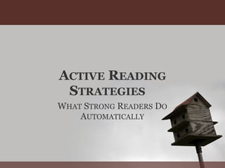 Active reading strategies | PPT