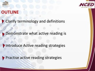 Active reading strategies | PDF