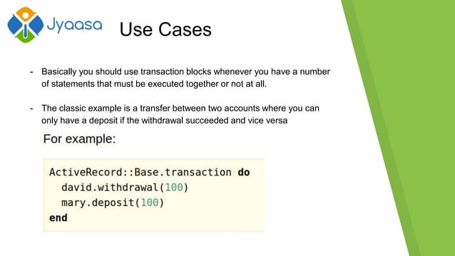 Active record transaction | PPT