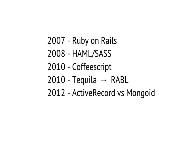 ActiveRecord vs Mongoid | PPT
