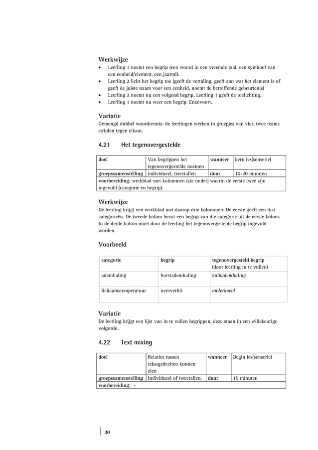 Activerende werkvormen