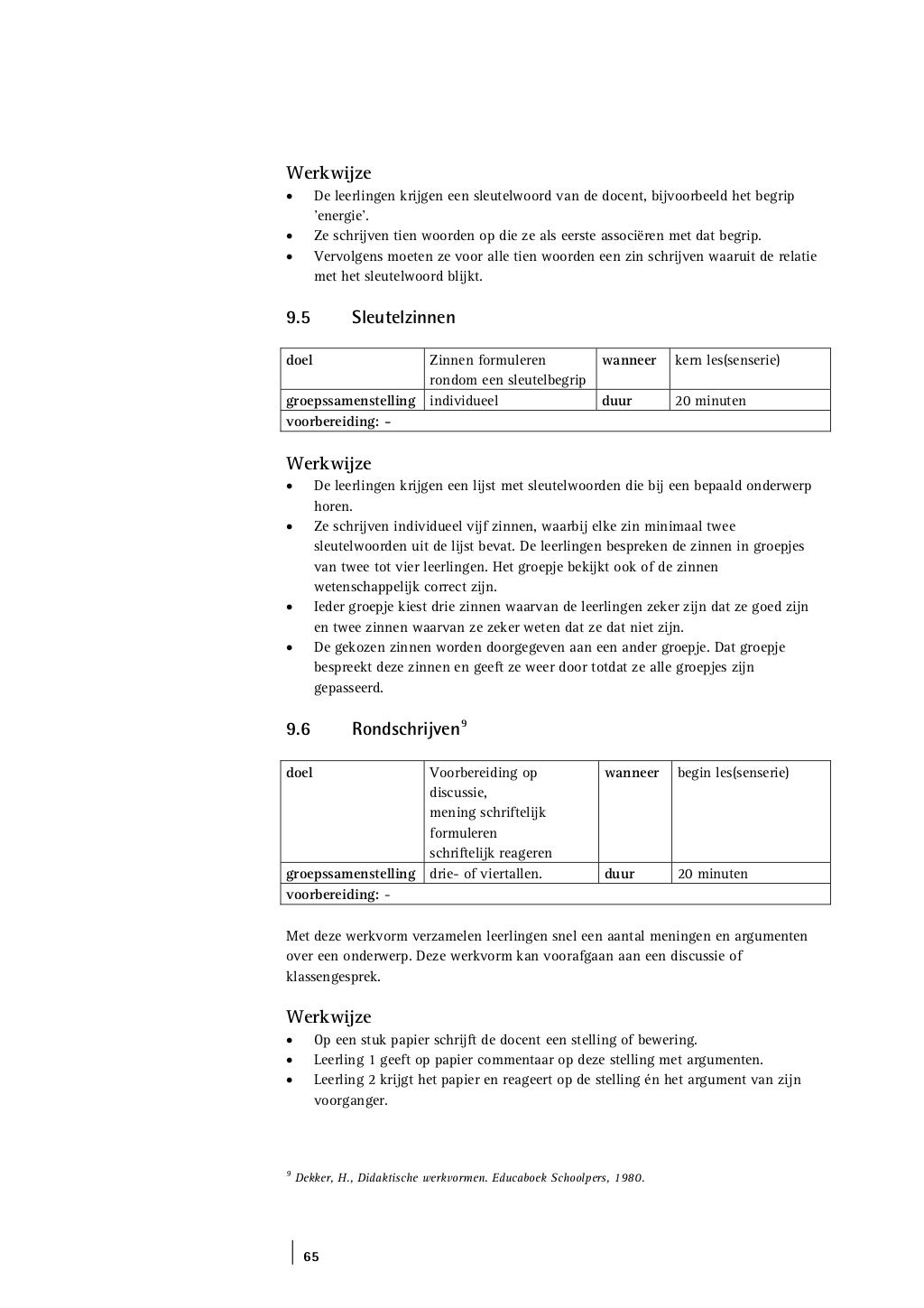 Activerende werkvormen