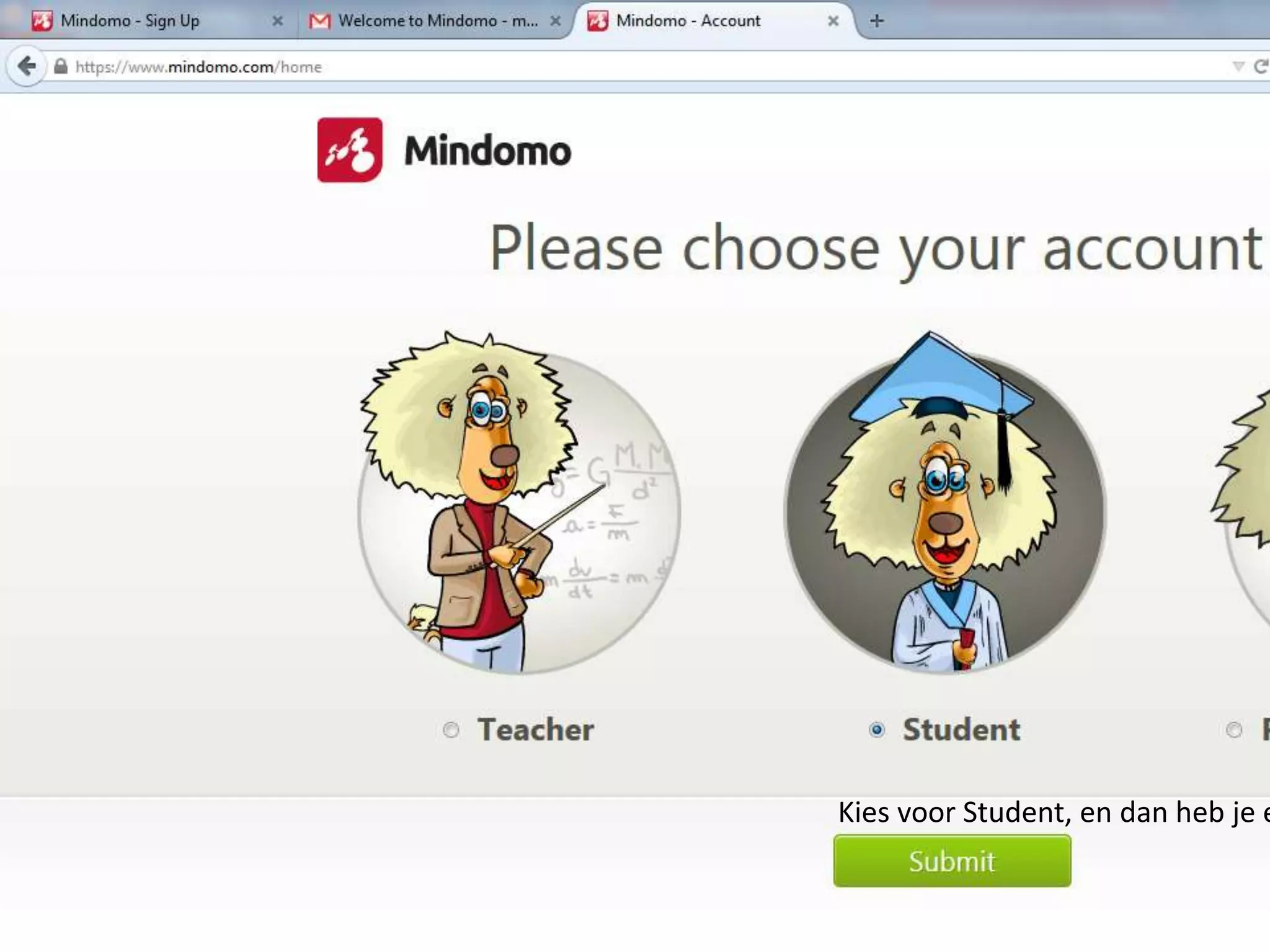 Activeren van mindomo | PPTX