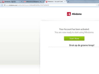 Activeren van mindomo | PPTX