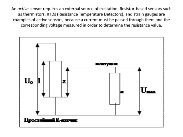 Active resistance sensors | PPTX | Physics | Science